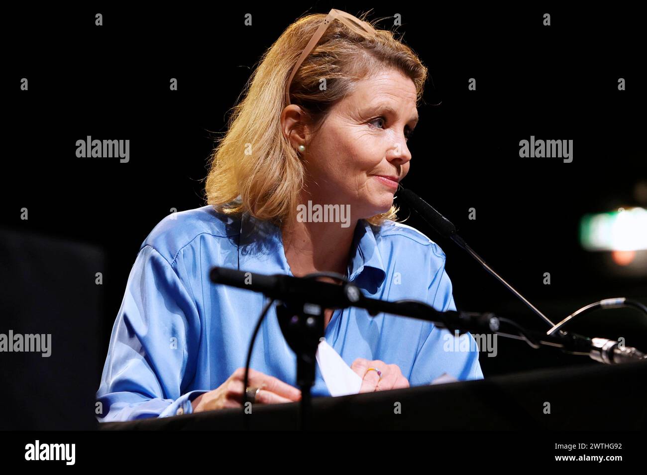 Annette Frier bei der lit.Cologne 2024 Veranstaltung Remix 5 Mein Leben ...