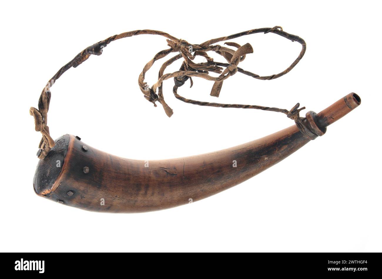 Powder horn Stock Photo - Alamy