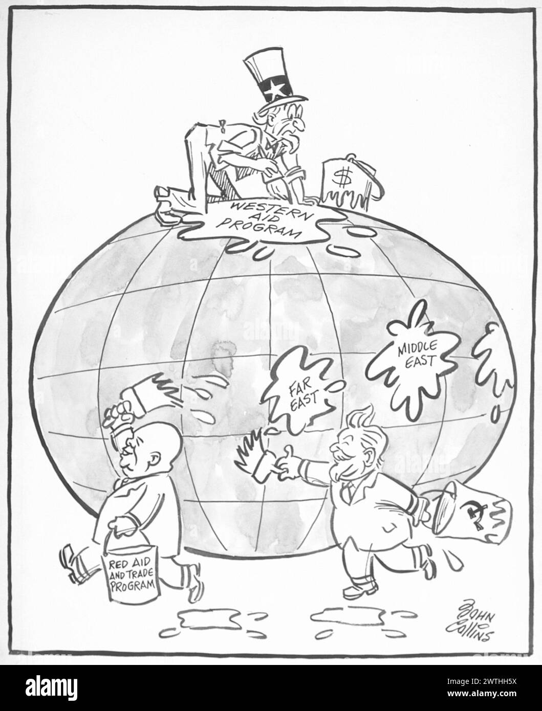 Cartoon - Easter Egg Coloring Contest. John Collins (1917-2007 Stock ...