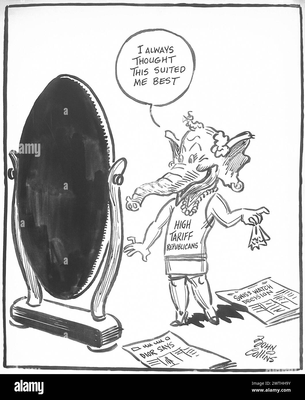 Cartoon - Back to the Styles of the Twenties ?. John Collins (1917-2007 ...