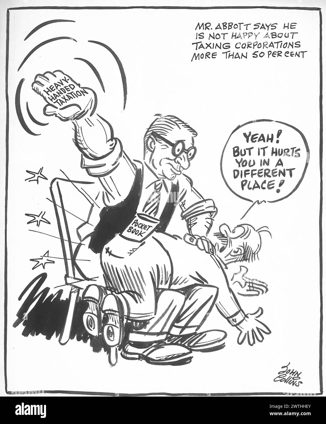 Cartoon - "This Hurts Me More than It Does You". John Collins (1917 ...