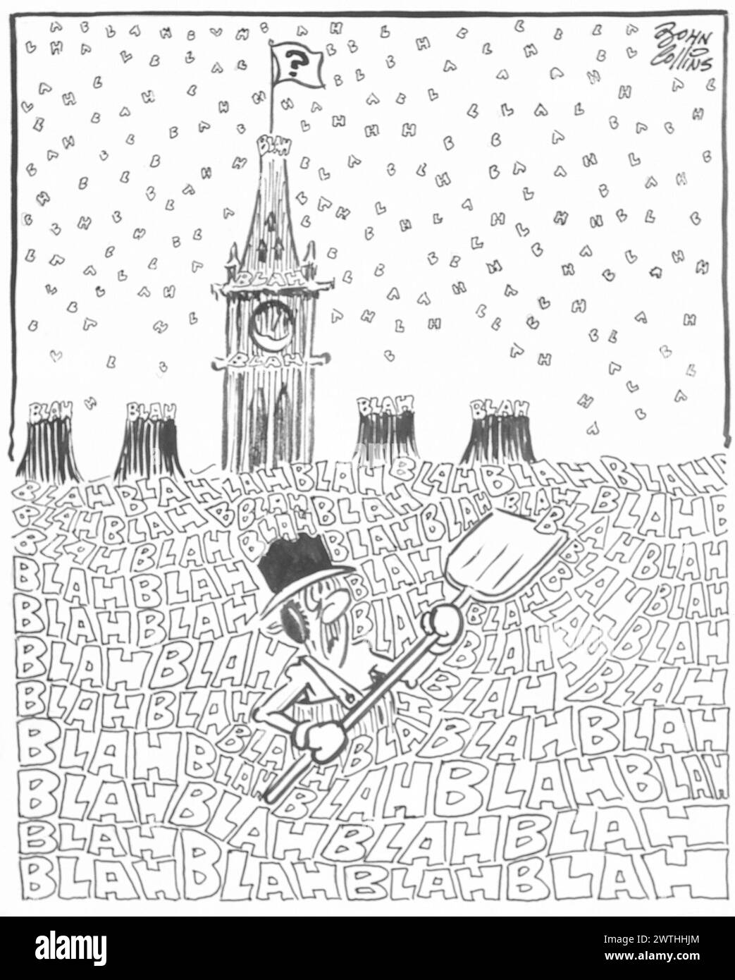 Winter scene cartoon landscape Cut Out Stock Images & Pictures - Alamy