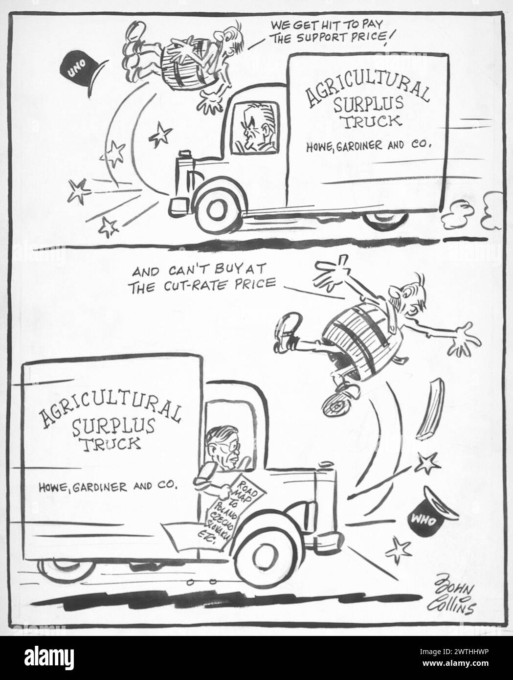 Cartoon - They Get Us Coming and Going. John Collins (1917-2007 Stock ...