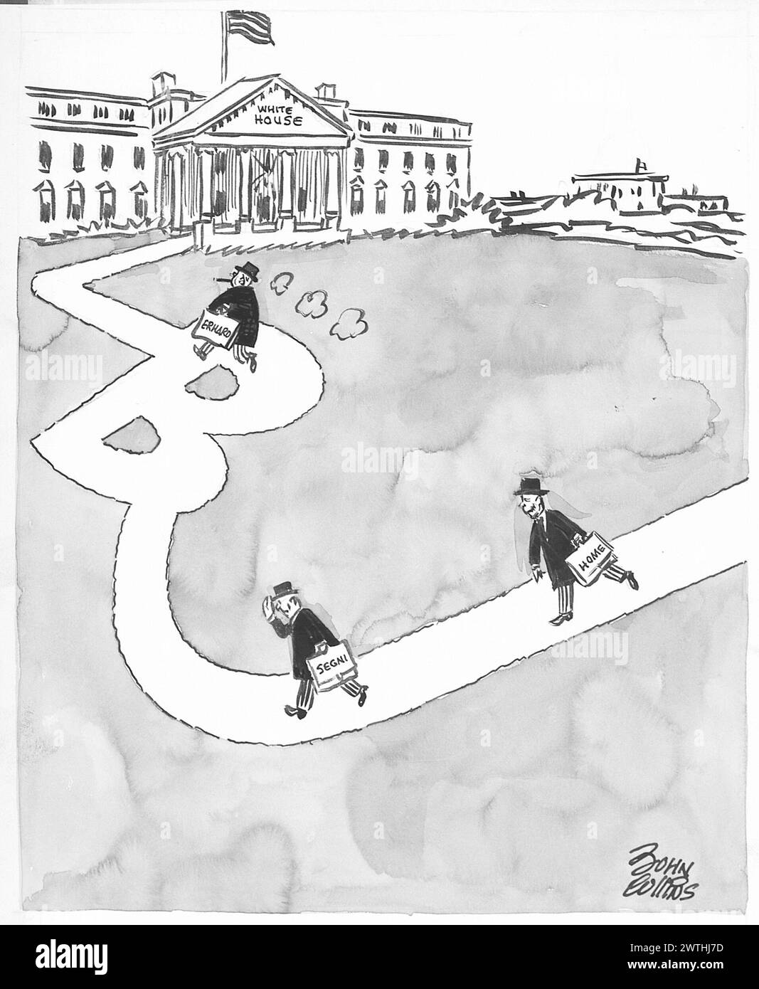 Cartoon - Beating a Path to His Door. John Collins (1917-2007 Stock ...