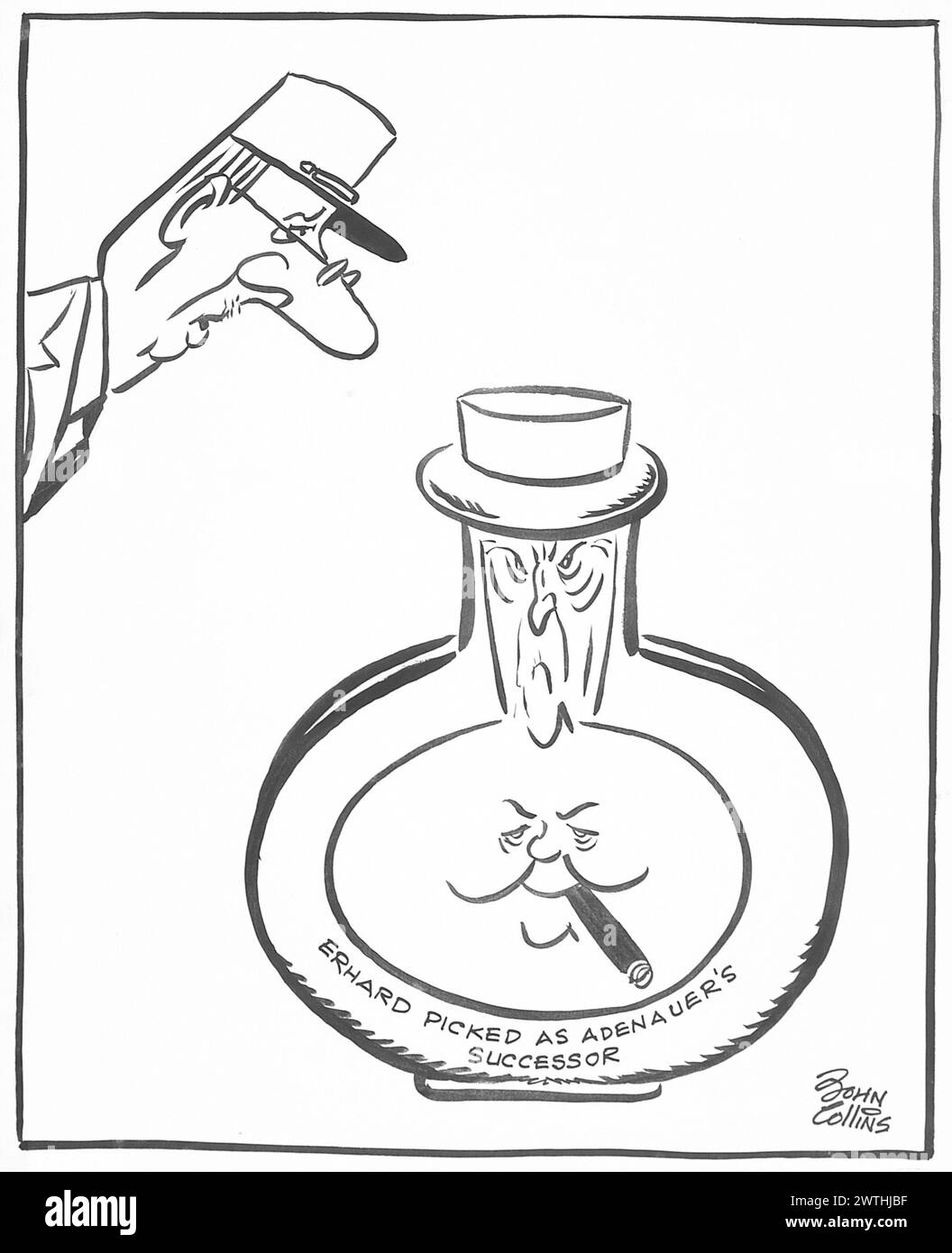 Cartoon - "Alas, my Poor Brother". John Collins (1917-2007 Stock Photo ...