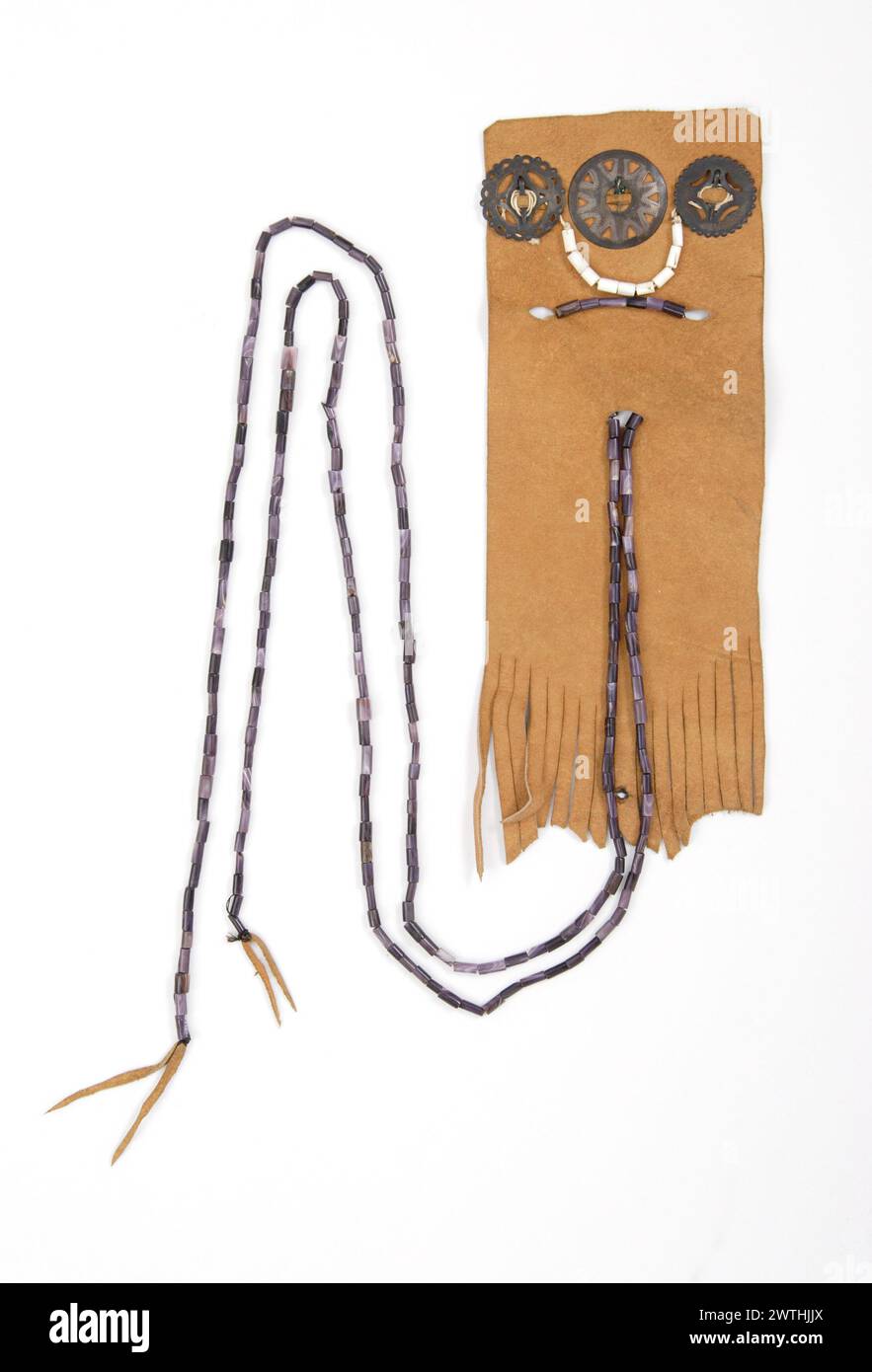 Wampum string Stock Photo - Alamy