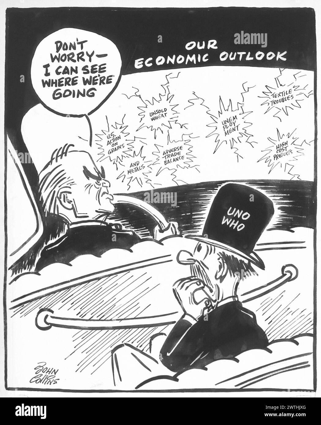 Cartoon - Another Pitted Windshield. John Collins (1917-2007 Stock ...