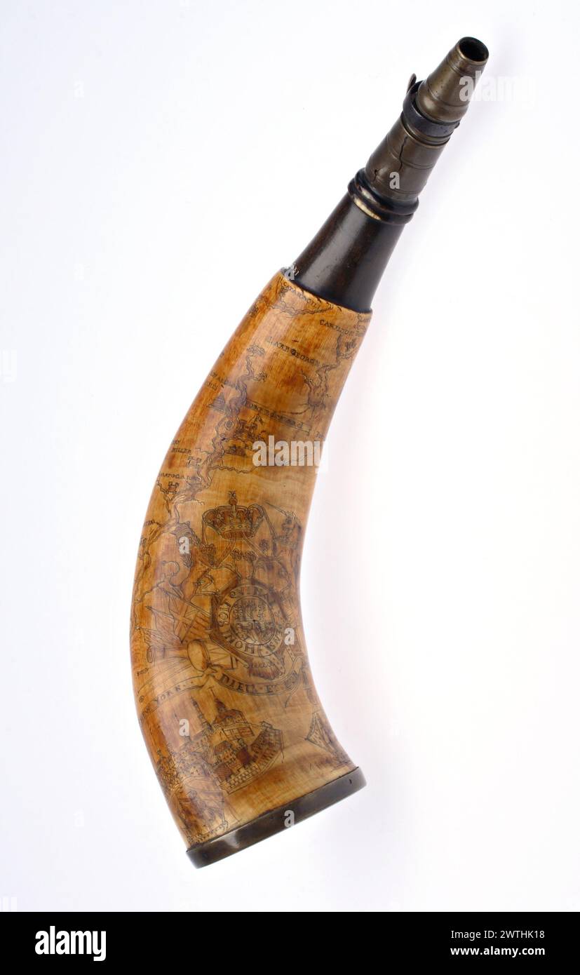 Powder horn Stock Photo - Alamy