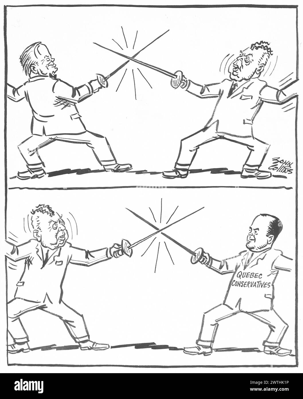 Cartoon duel hi-res stock photography and images - Alamy