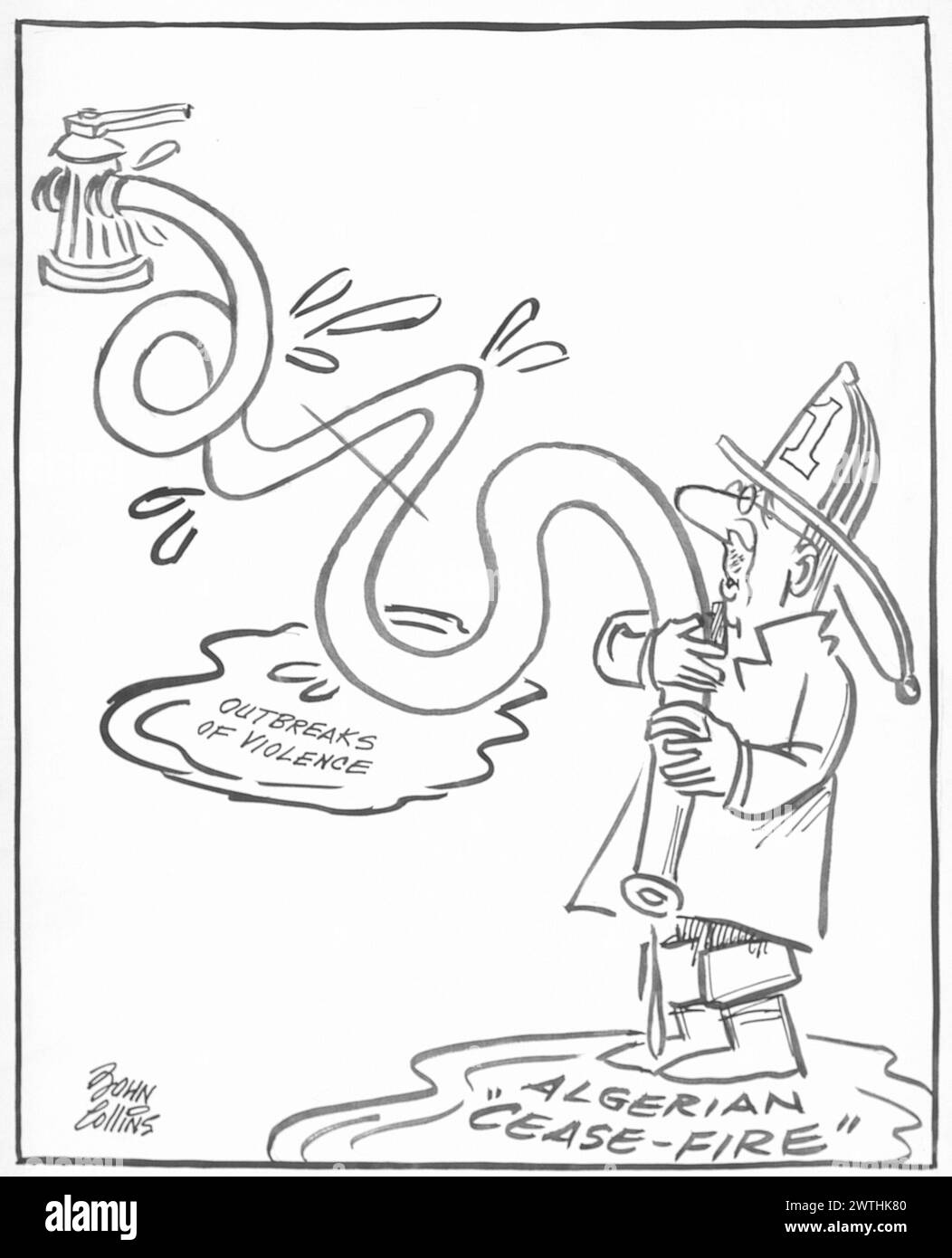 Hose cartoon Black and White Stock Photos & Images - Alamy