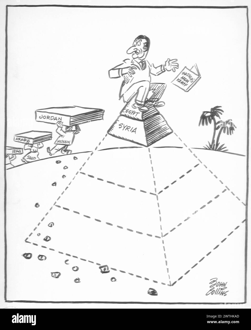 Cartoon - Look What's Happened to the Egyptian Pyramid. John Collins ...