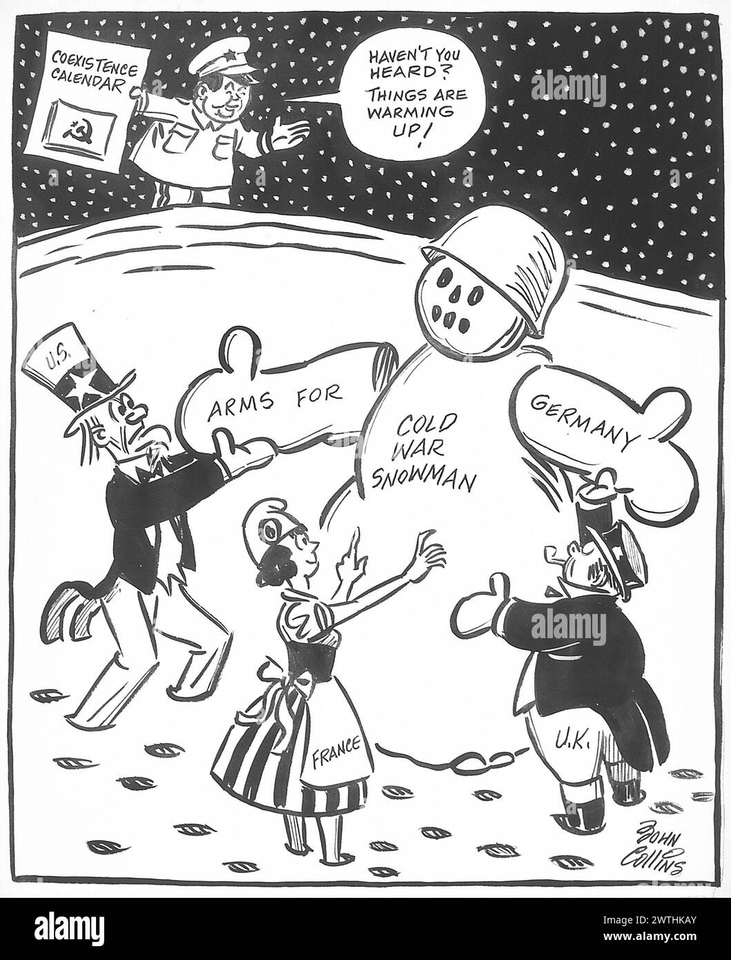 Cartoon - June in January. John Collins (1917-2007 Stock Photo - Alamy