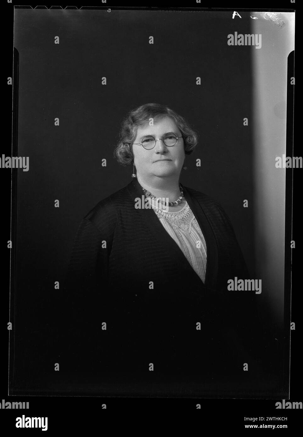 Woman; inscribed 'Mrs Buxton' Nitrate negatives, gelatin silver ...