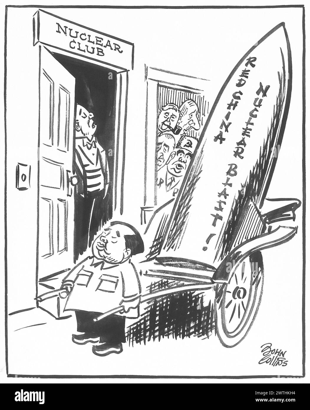 Cartoon - "There Seems to Be a Rickshaw at the Door". John Collins ...