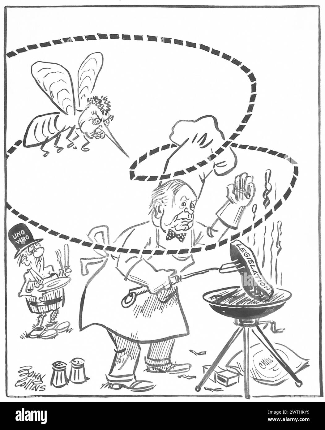 Cartoon - Those Lazy, Hazy, Crazy Days of Summer. John Collins (1917 ...