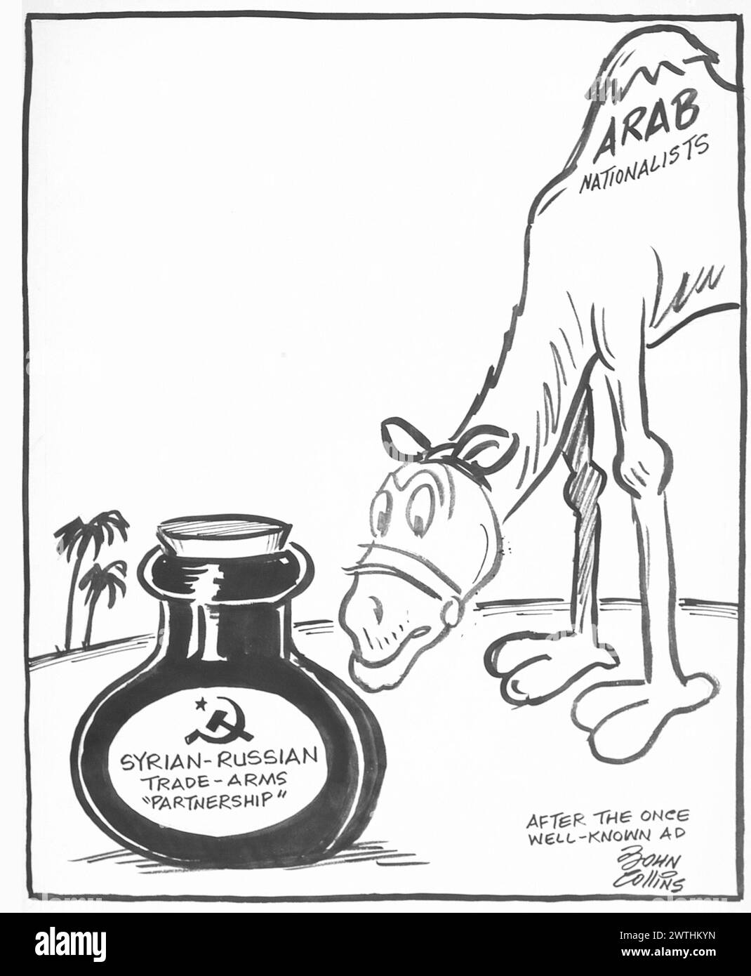 Cartoon - Alas My Poor Brother. John Collins (1917-2007 Stock Photo - Alamy