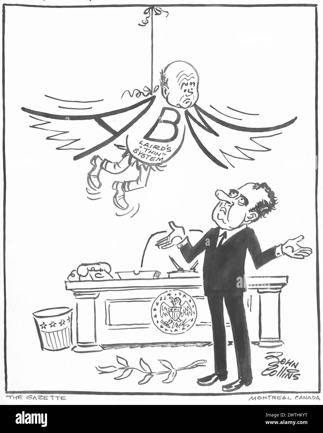 Cartoon - "No, Melvin, You Still Don't Look Like a Dove". John Collins ...