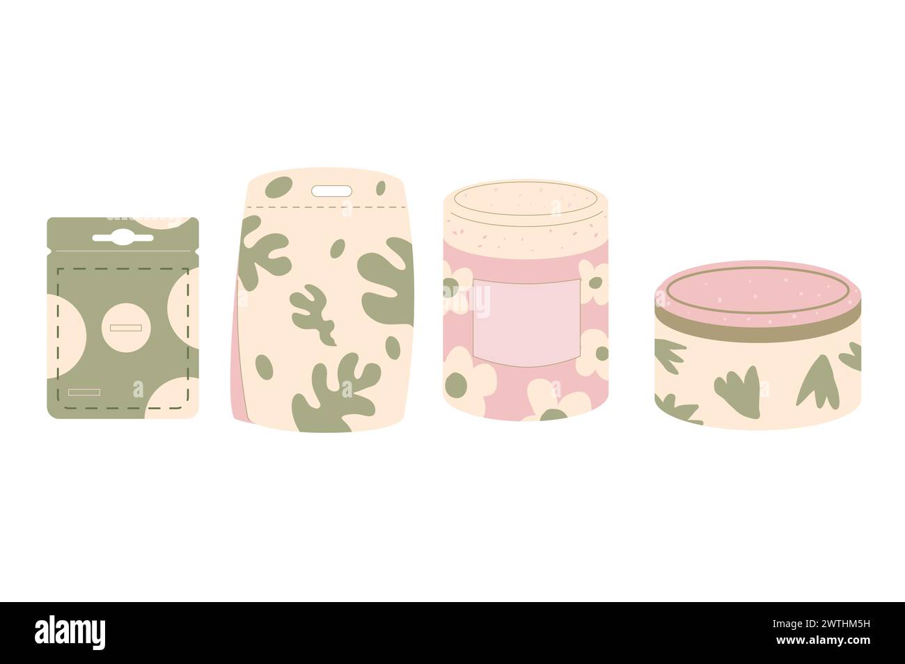 Moisturizing and exfoliation masks set. Hydrating face masque. Skincare ...