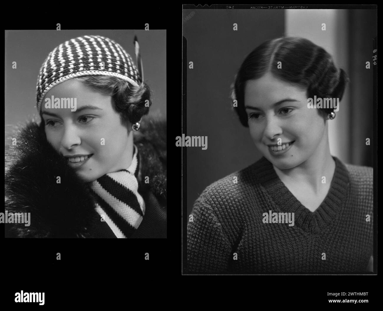 Woman; inscribed 'Miss Cook' Nitrate negatives, gelatin silver ...