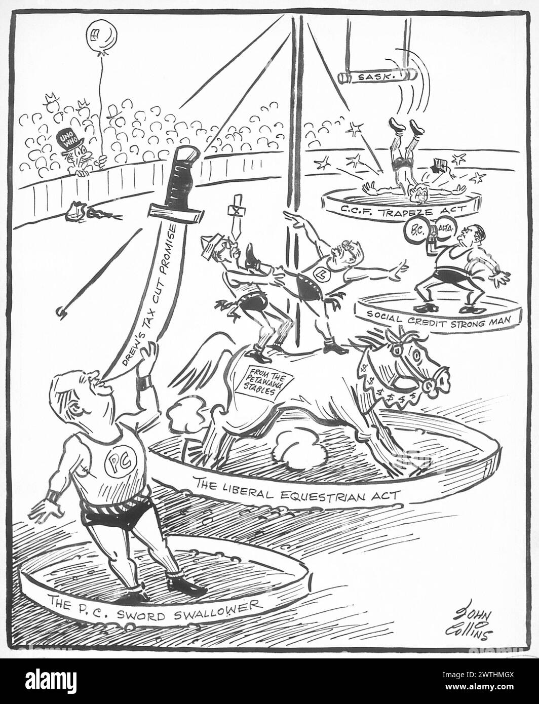 Ring circus Black and White Stock Photos & Images - Alamy