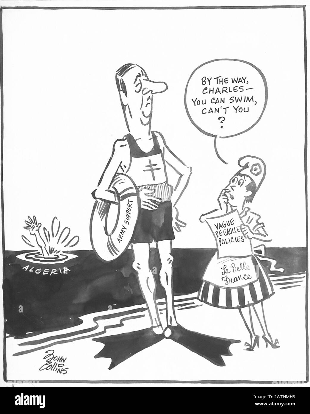 Life saver cartoon Black and White Stock Photos & Images - Alamy