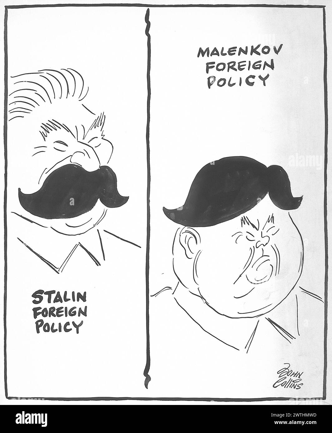 Cartoon - Some Features Haven't Changed. John Collins (1917-2007 Stock ...