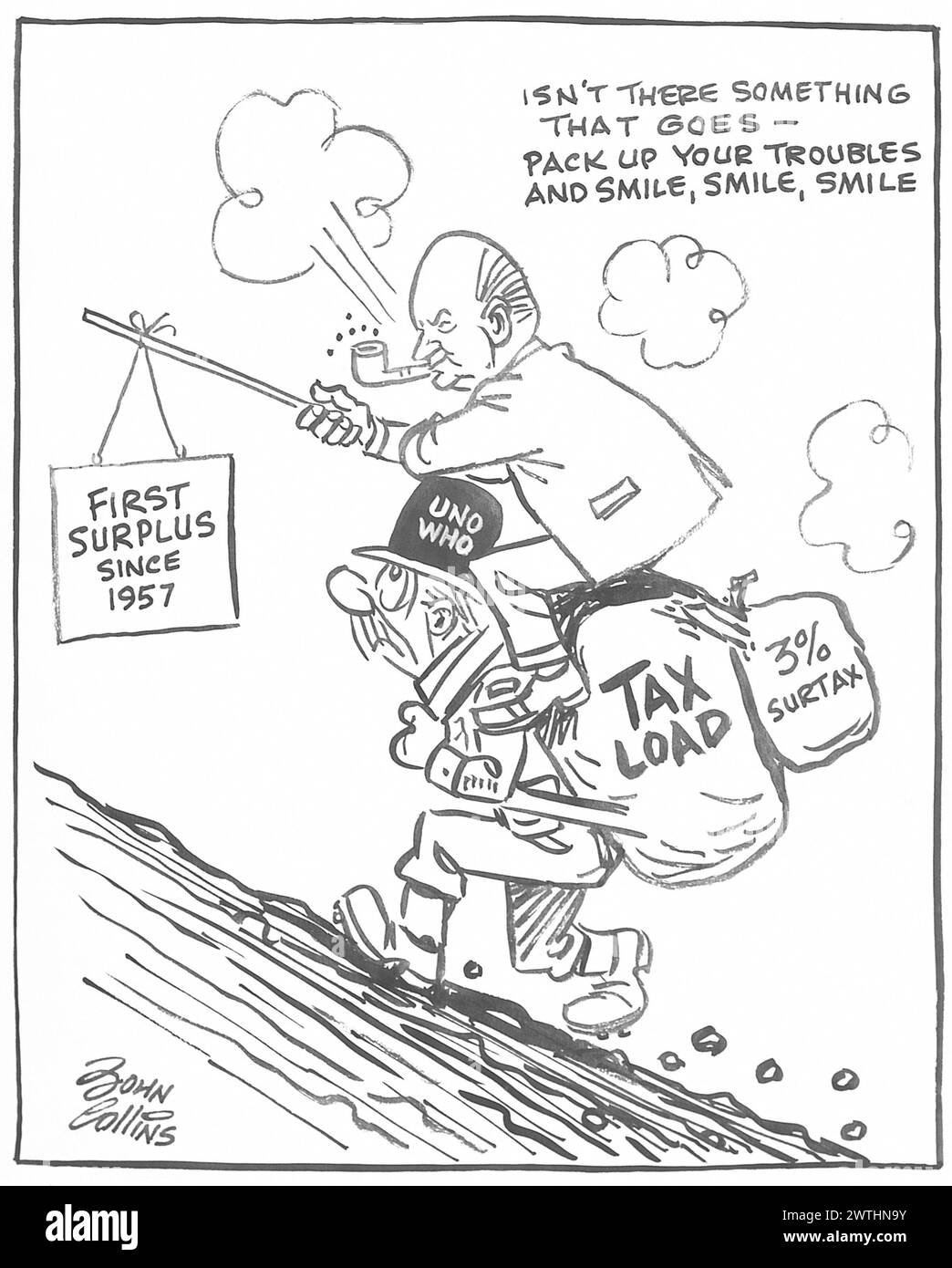 Cartoon - That War Against Inflation. John Collins (1917-2007 Stock ...