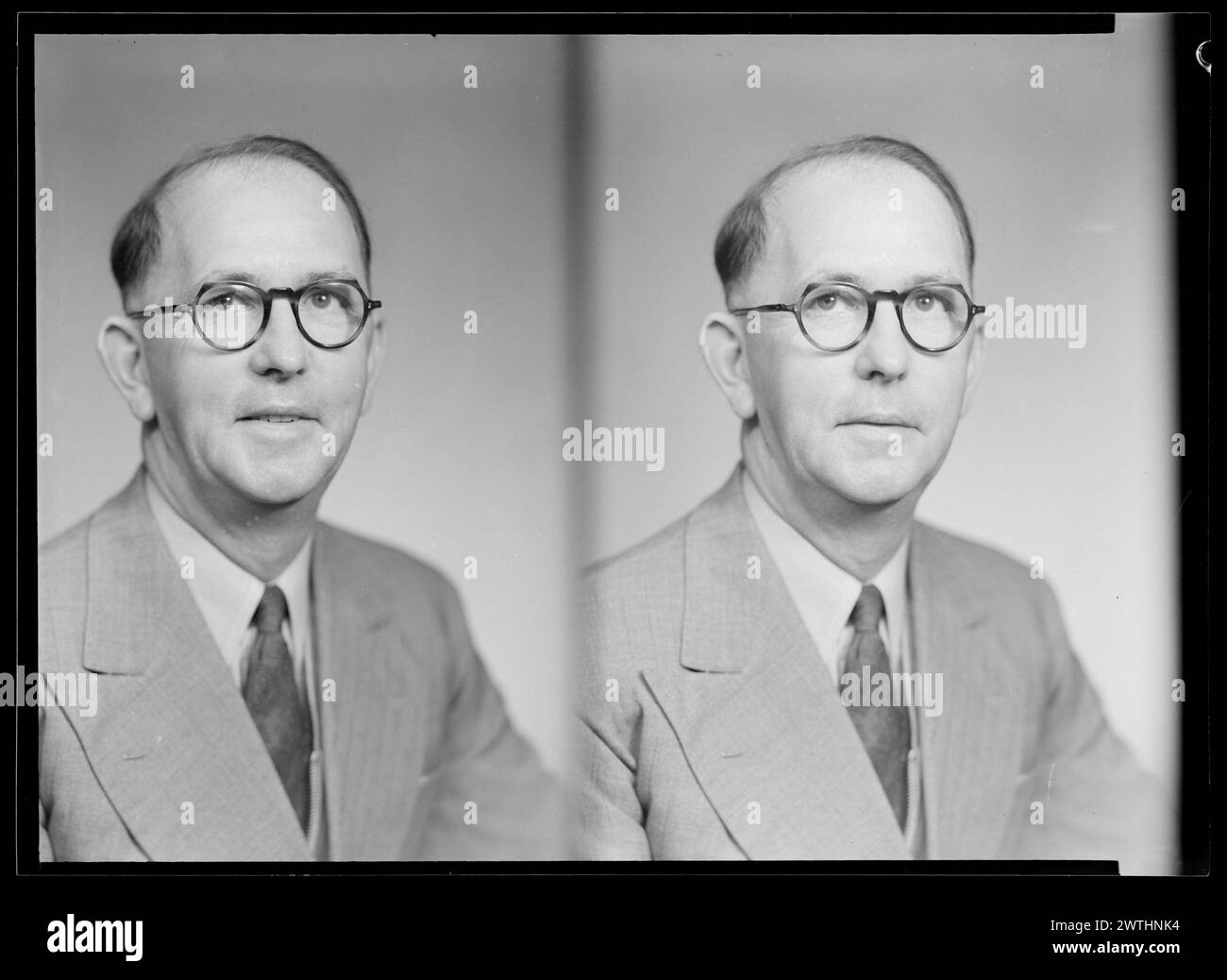 Man; inscribed 'Mr W. Best' gelatin silver negatives, black-and-white ...