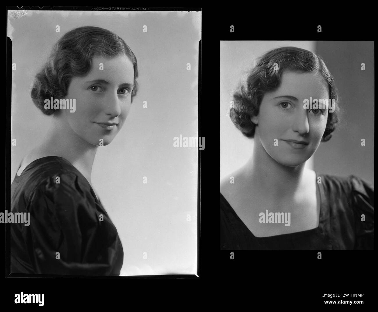 Woman; inscribed 'Miss Reed' Nitrate negatives, gelatin silver ...