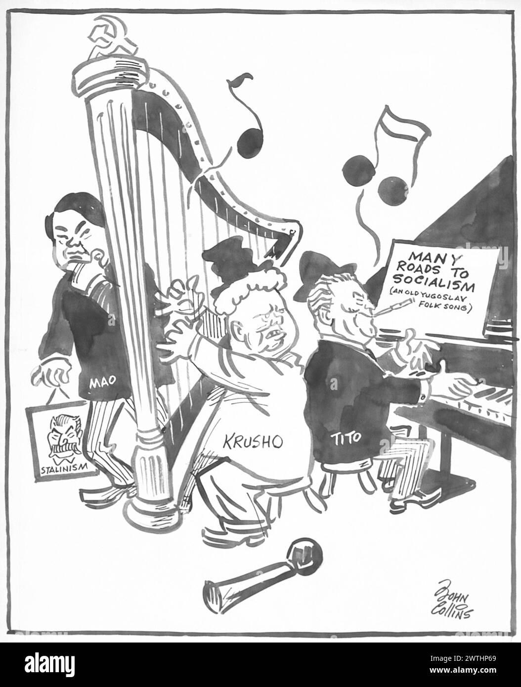 Cartoon - Discord Among the Marx Brothers. John Collins (1917-2007 ...