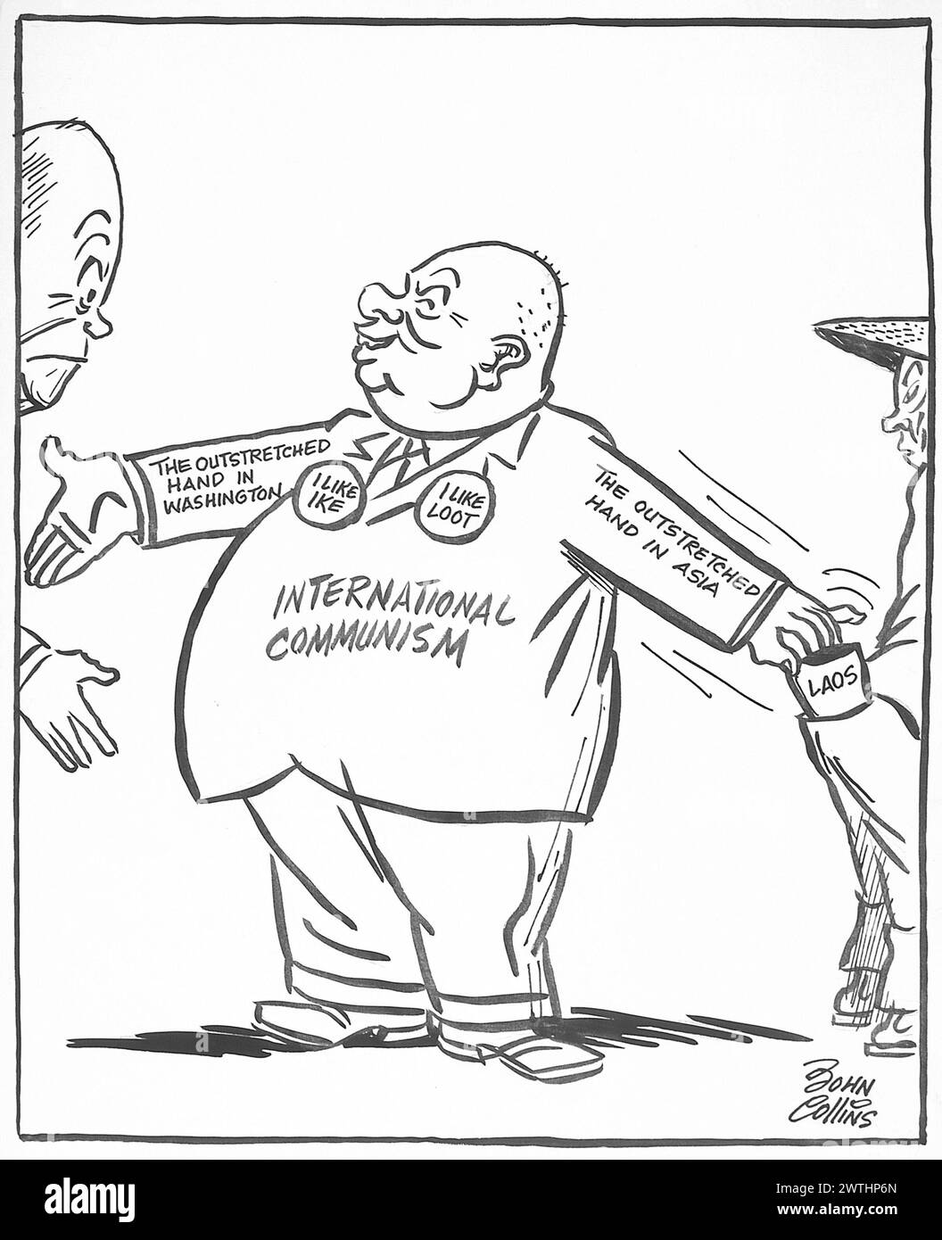 Cartoon - "Flexibility". John Collins (1917-2007 Stock Photo - Alamy