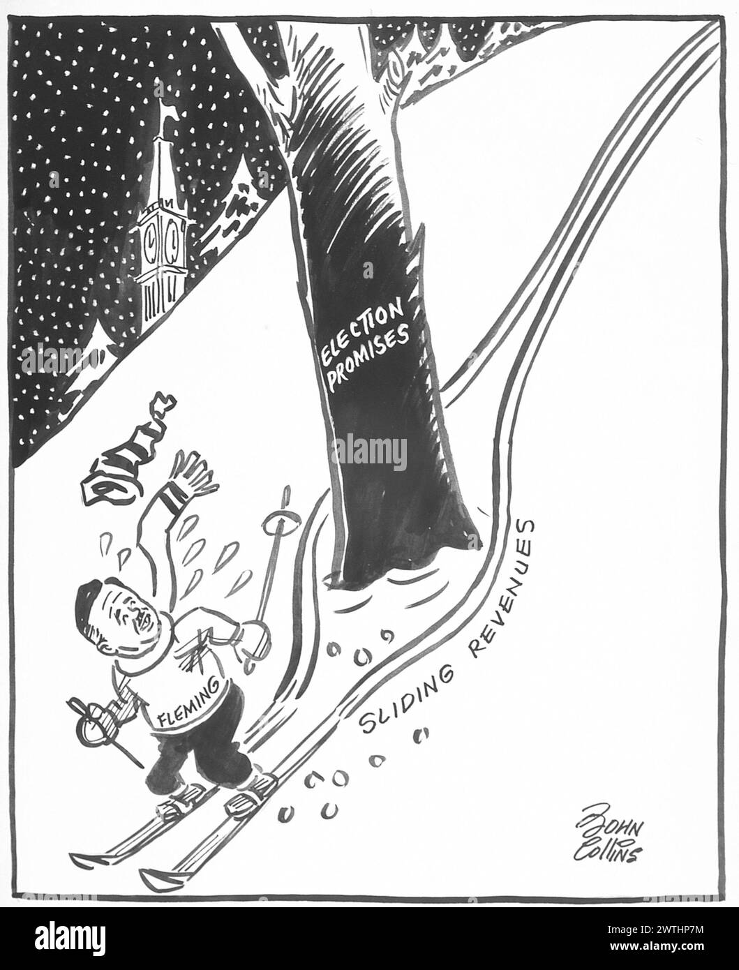 John collins cartoon Black and White Stock Photos & Images - Alamy