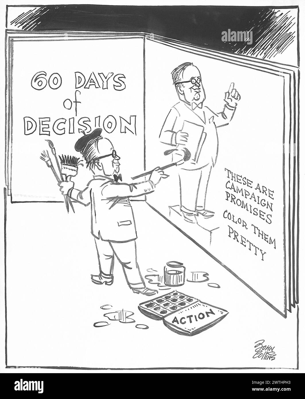 Cartoon - Another Liberal Coloring Book. John Collins (1917-2007 Stock ...
