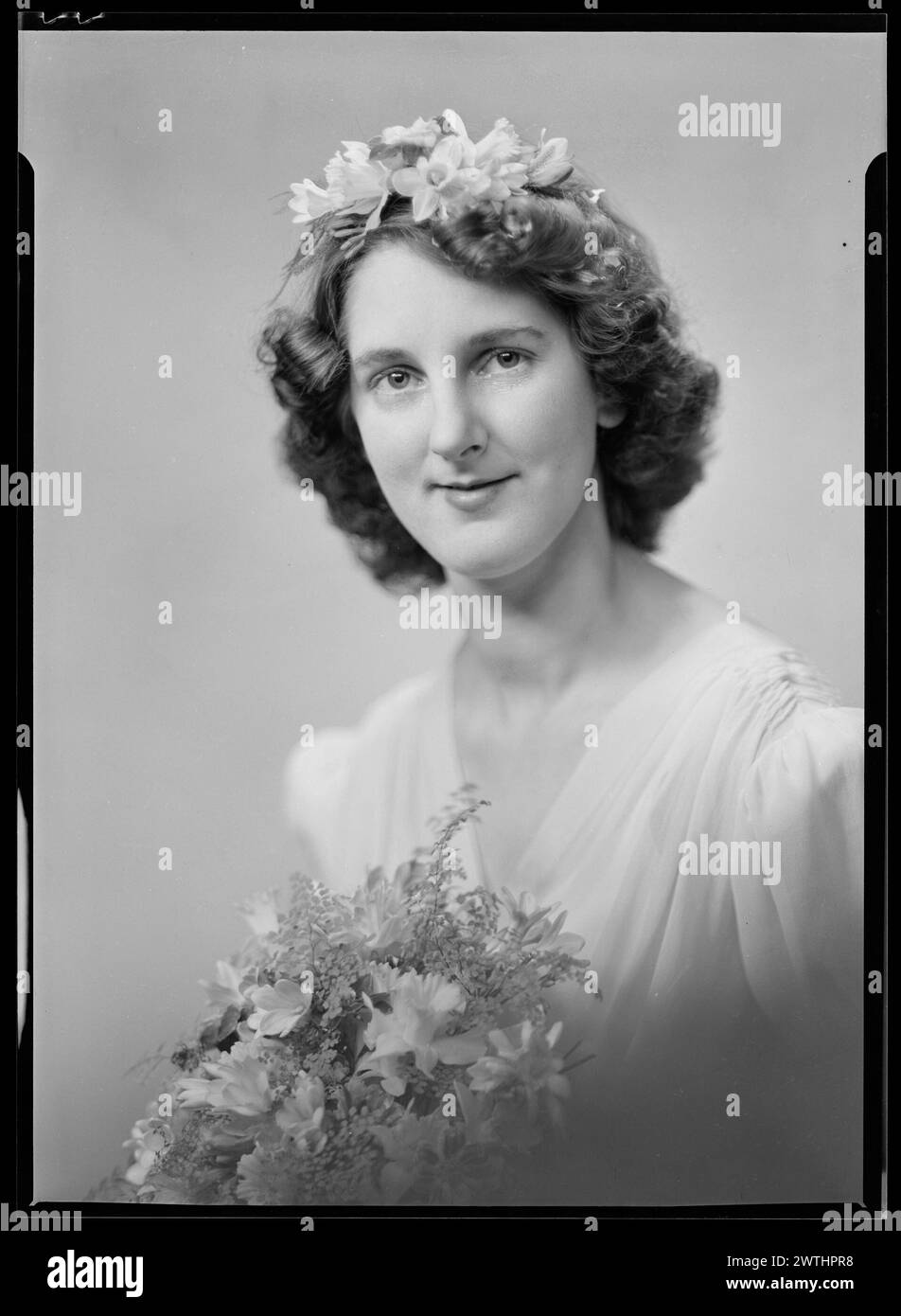 Woman; inscribed 'Miss E M Rogers' gelatin silver negatives, black-and ...