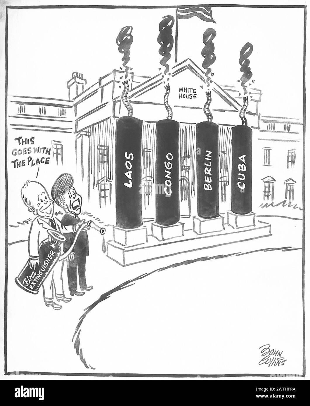 Cartoon - Showing It to the New Tenant. John Collins (1917-2007 Stock ...