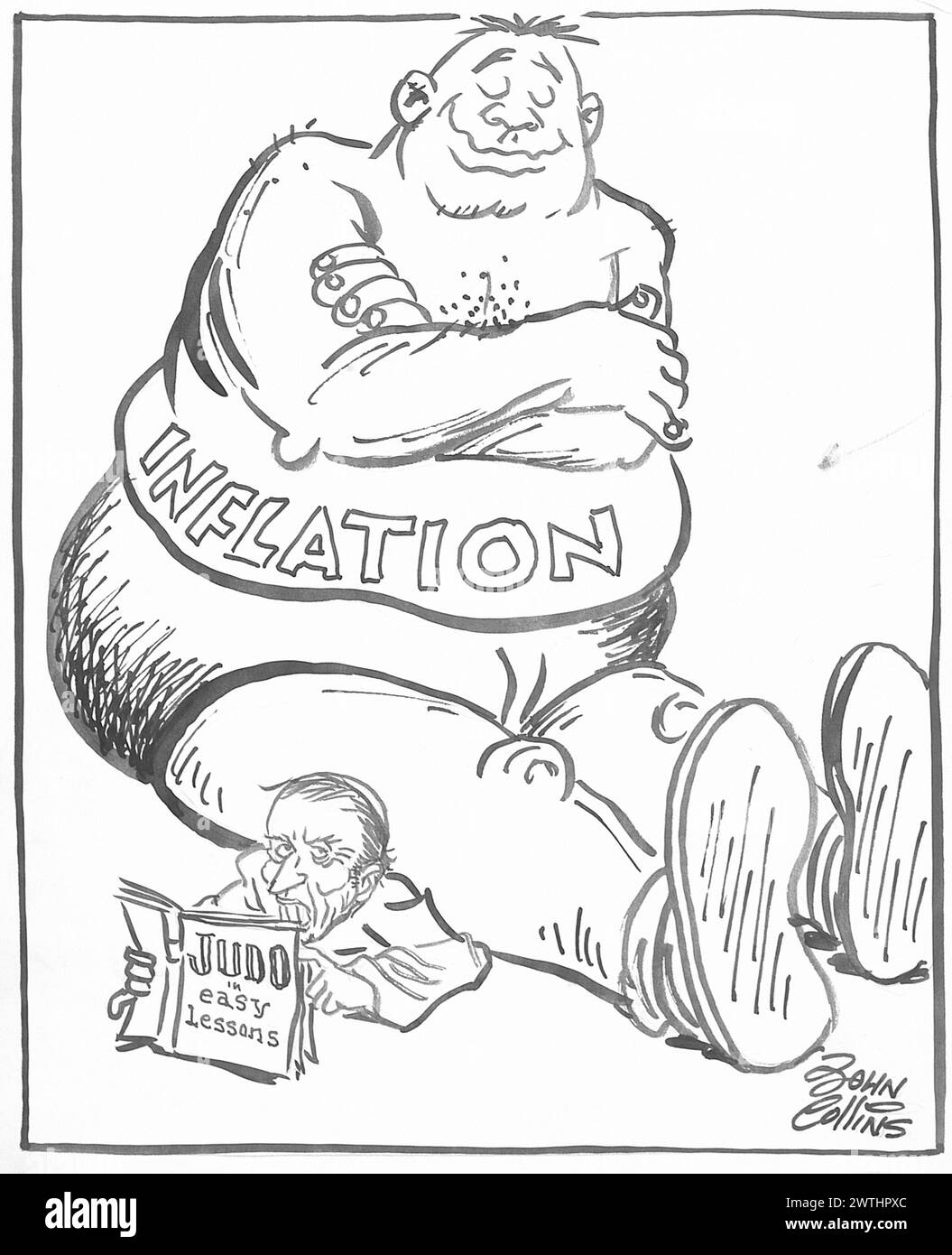 Cartoon - "What's the Next Lesson after Voluntary Restraint ?". John ...