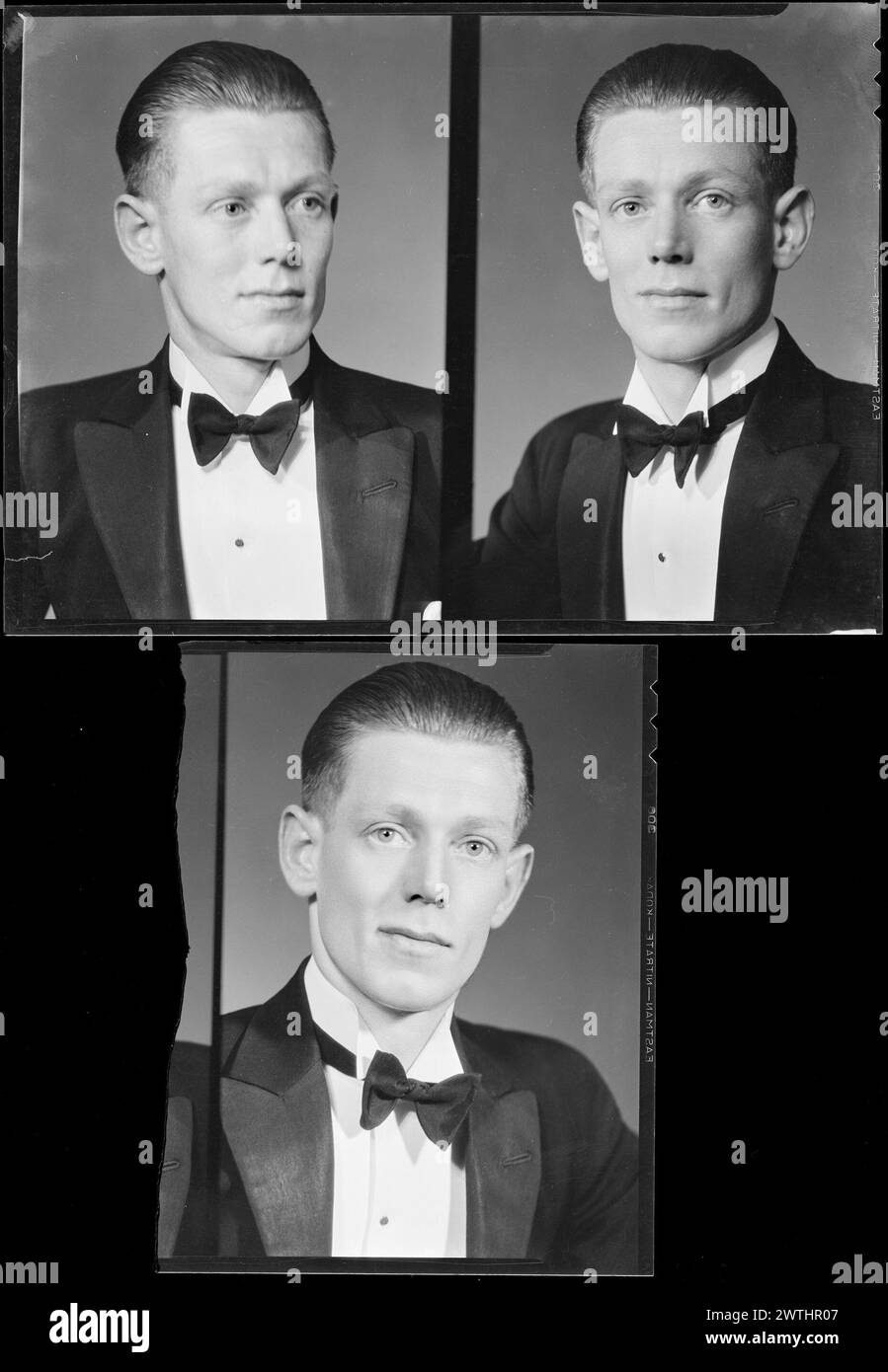 Man; inscribed 'Mr. Turner' Nitrate negatives, gelatin silver negatives ...