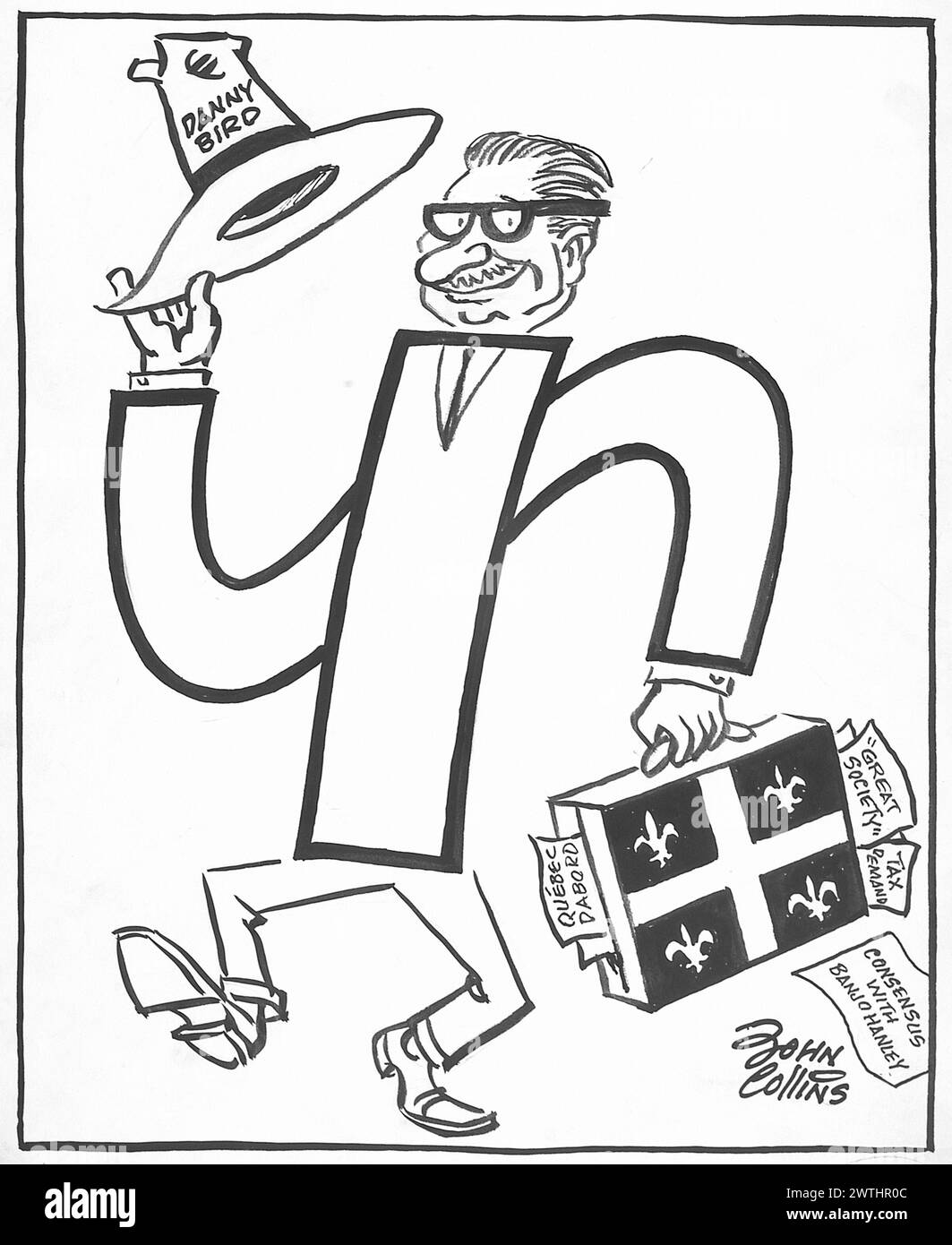 A johnson cartoon Black and White Stock Photos & Images - Alamy