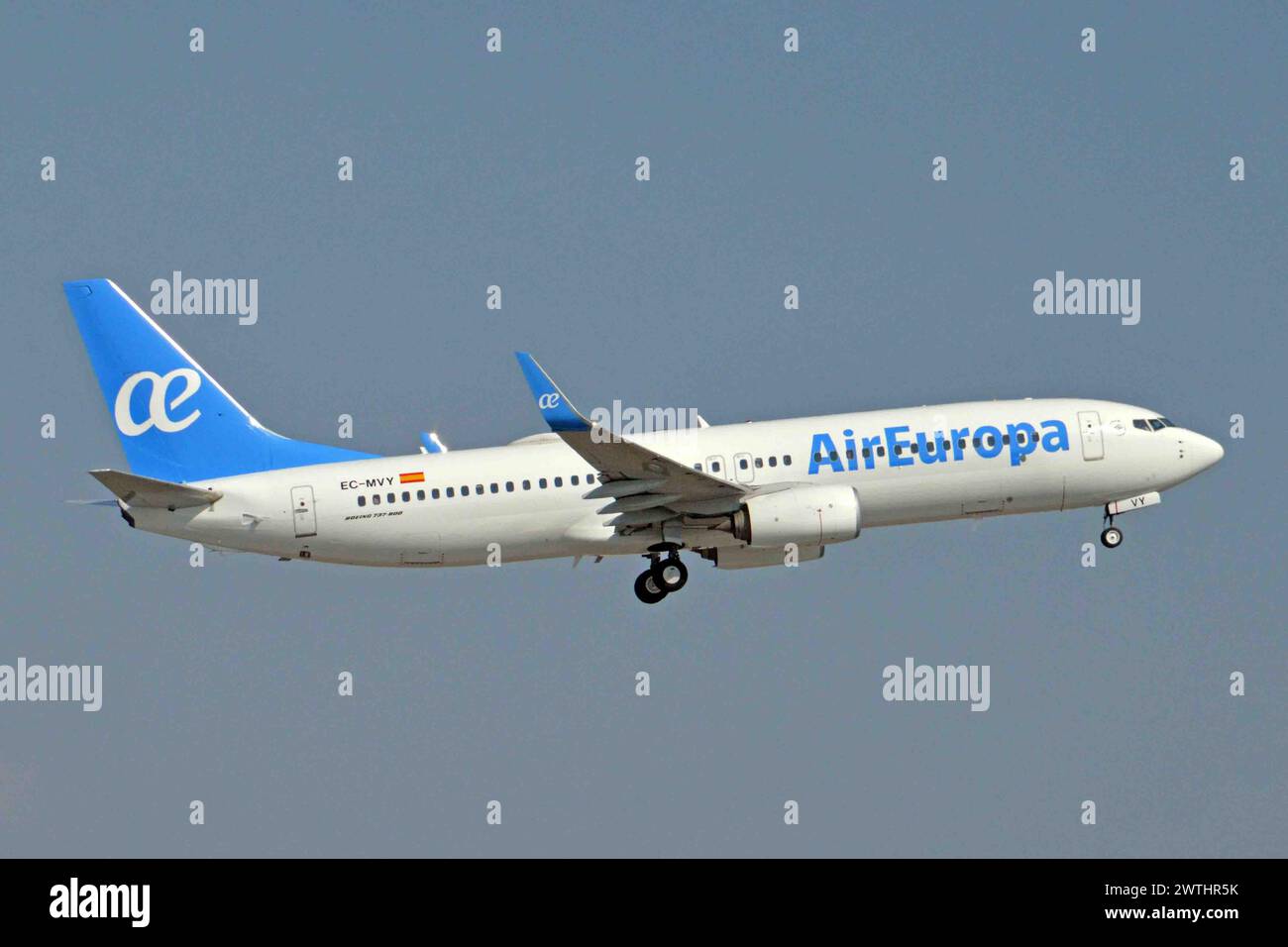 Germany, Bavaria, Munich: EC-MVY Boeing 737-85P (c/n 60590) of Air ...