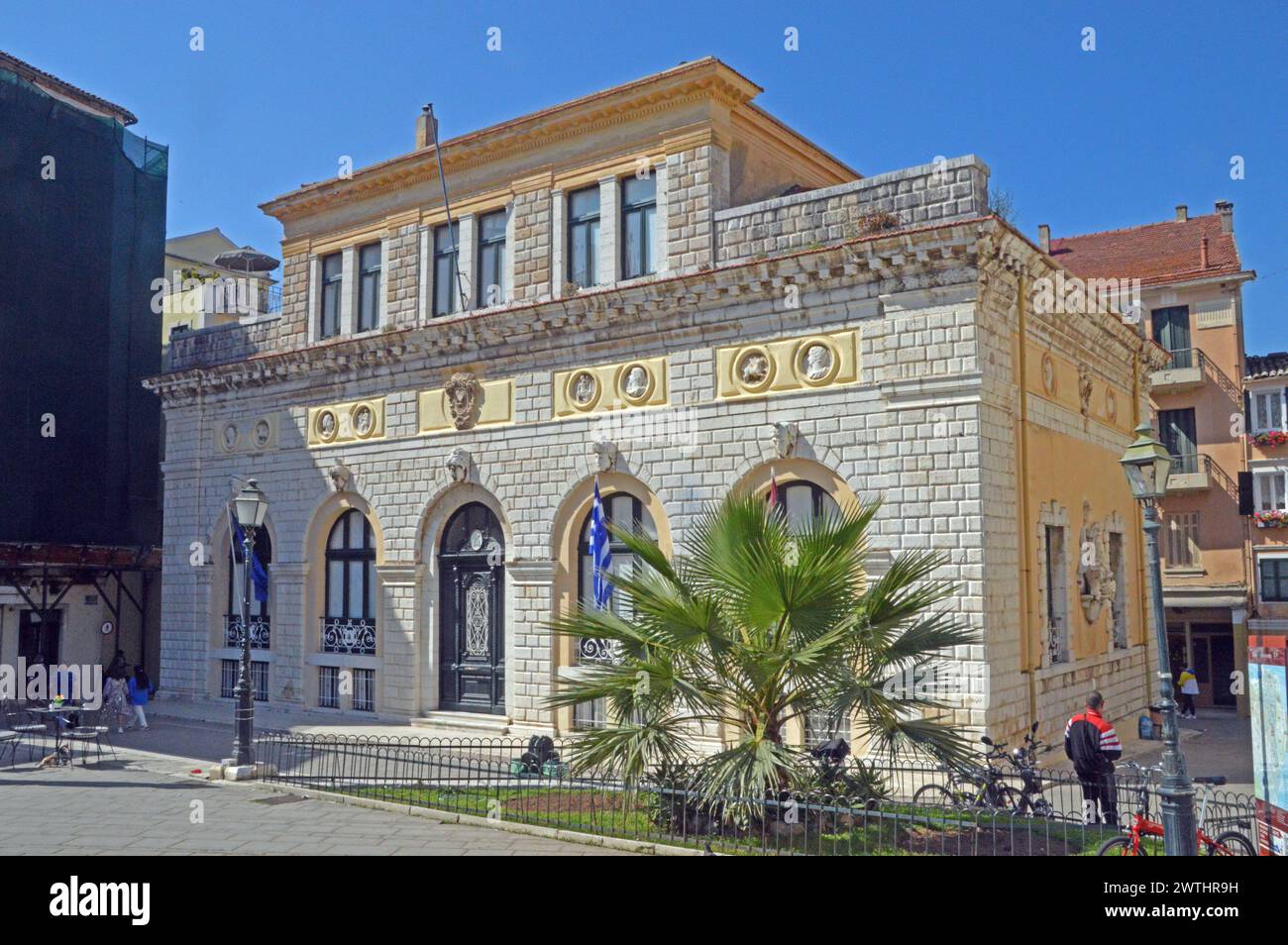 Greece, Island of Corfu, Kerkyra (Corfu town): the Dimarhio (Town Hall ...