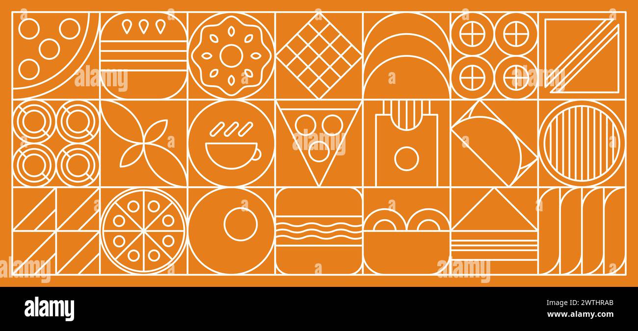 Mosaic art bread Stock Vector Images - Alamy