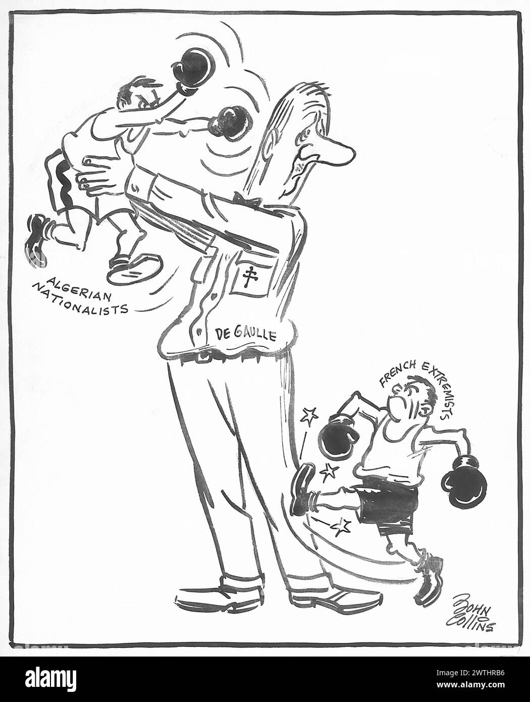 Cartoon - Pity the Poor Referee. John Collins (1917-2007 Stock Photo ...