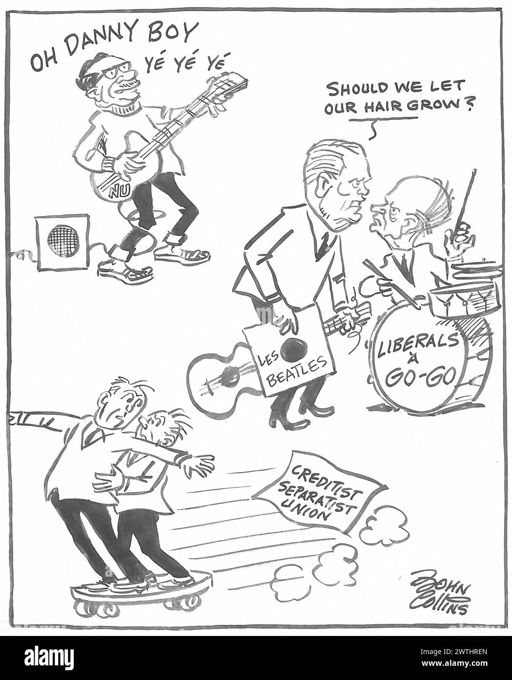 Cartoon - Appealing to the 18 Year-Old Yoke. John Collins (1917-2007 ...