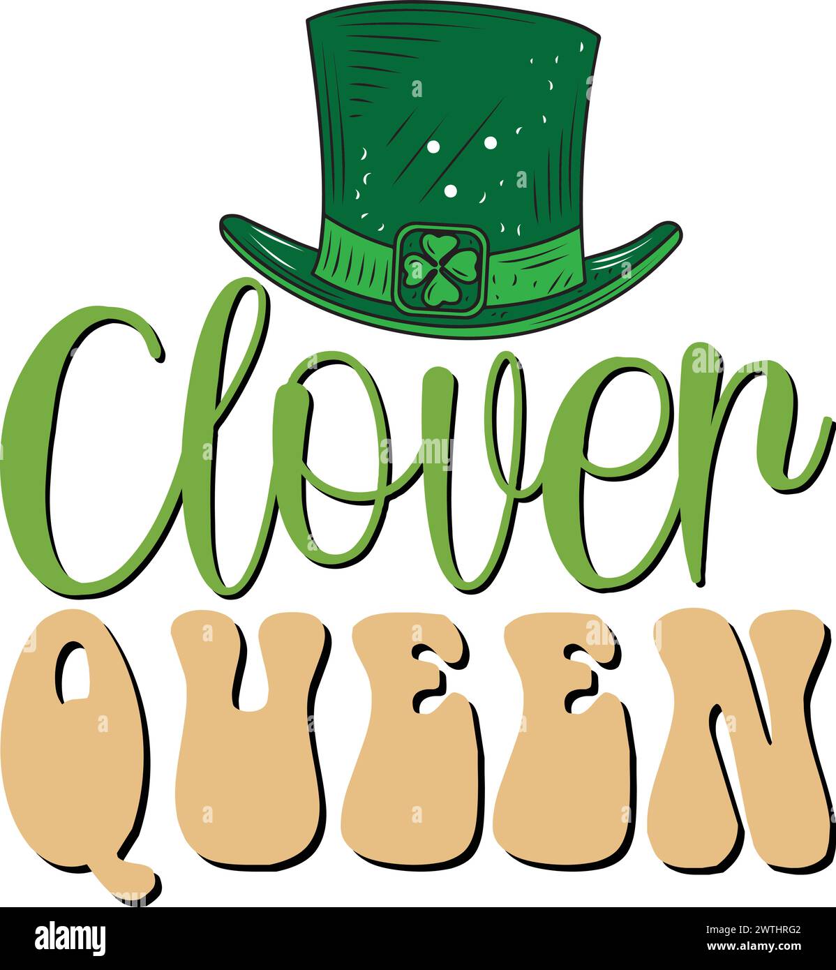 Clover queen Stock Vector Images - Alamy