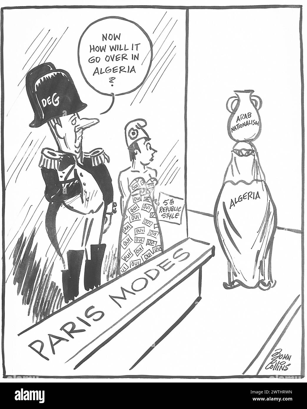 Cartoon - The Empire Look. John Collins (1917-2007 Stock Photo - Alamy