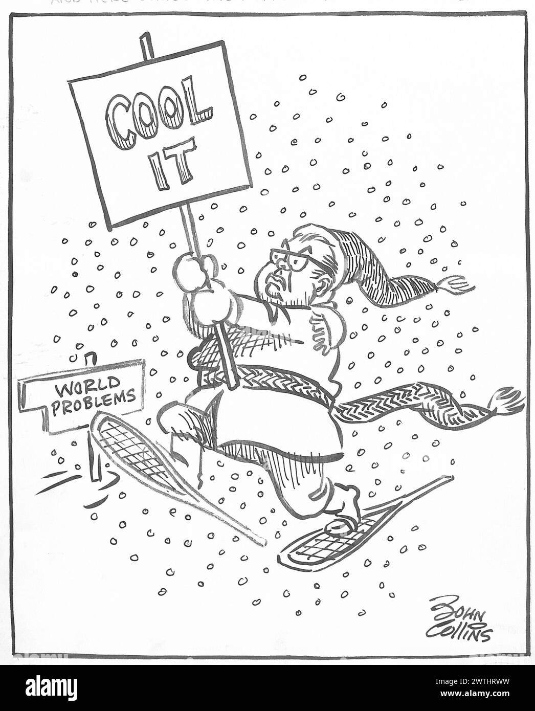 Cartoon - And Here Comes the Representative of Canada. John Collins ...