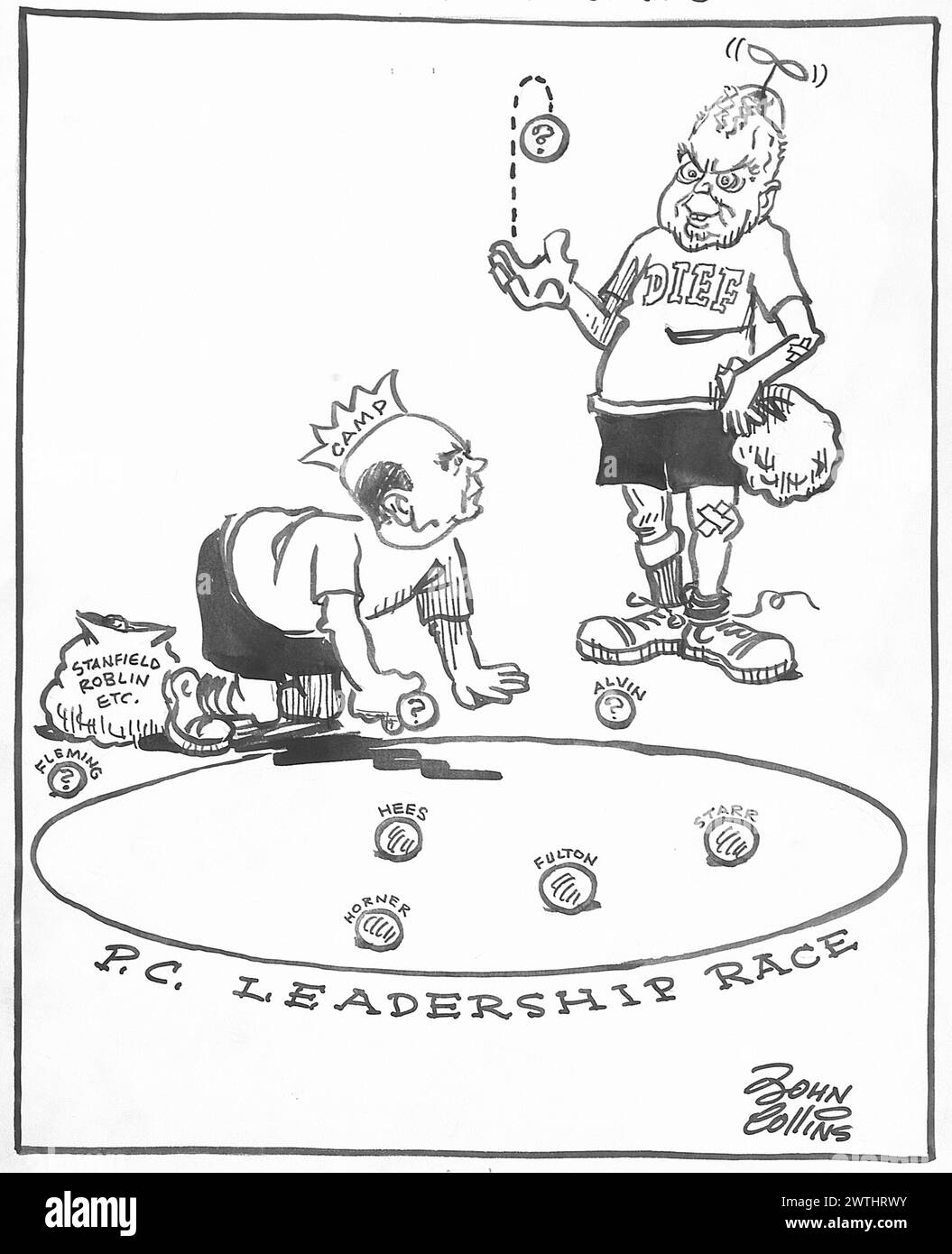 Cartoon - Marbles in the Spring. John Collins (1917-2007 Stock Photo ...