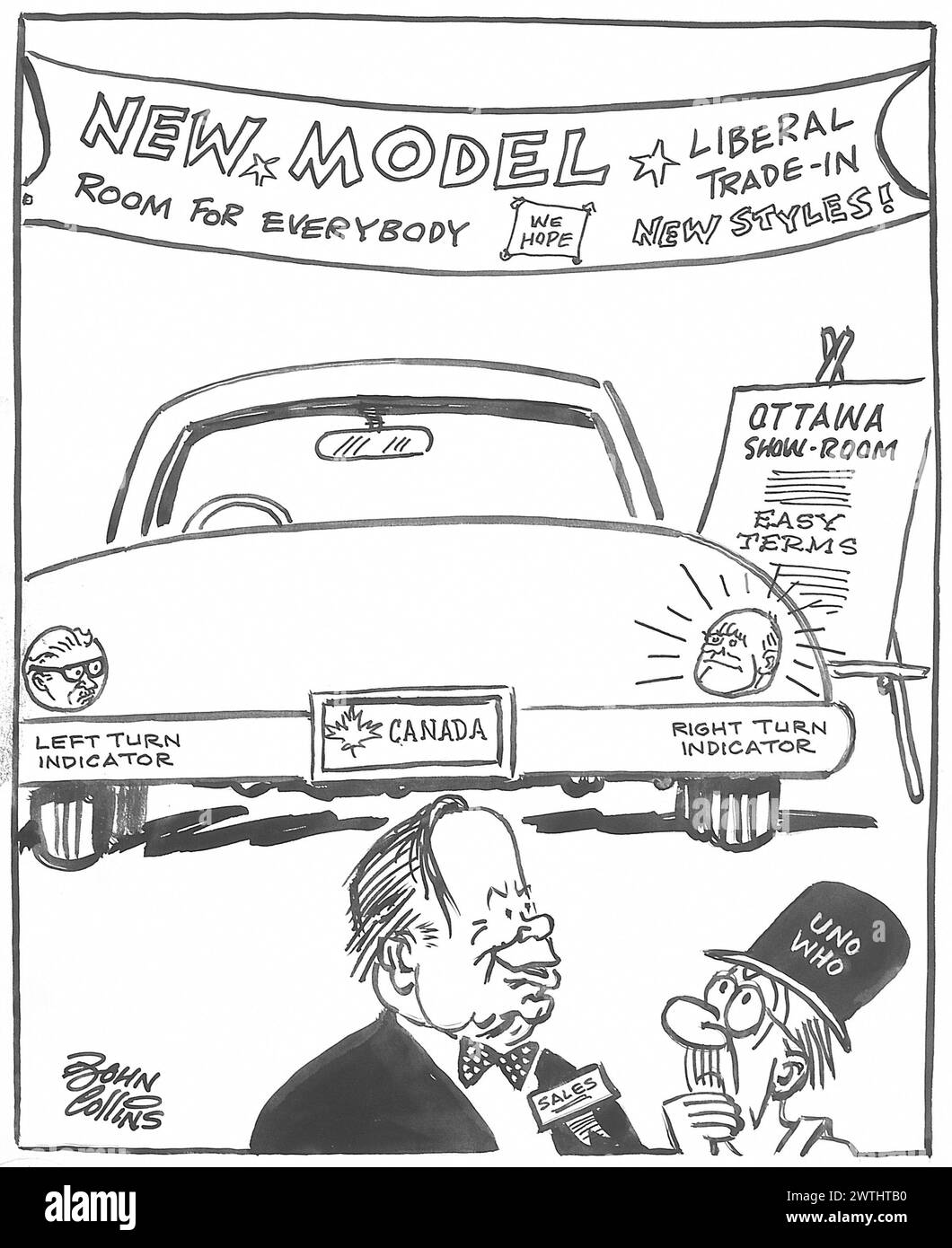 Cartoon - "With Careful Steering It Can Go Two Ways at Once". John ...