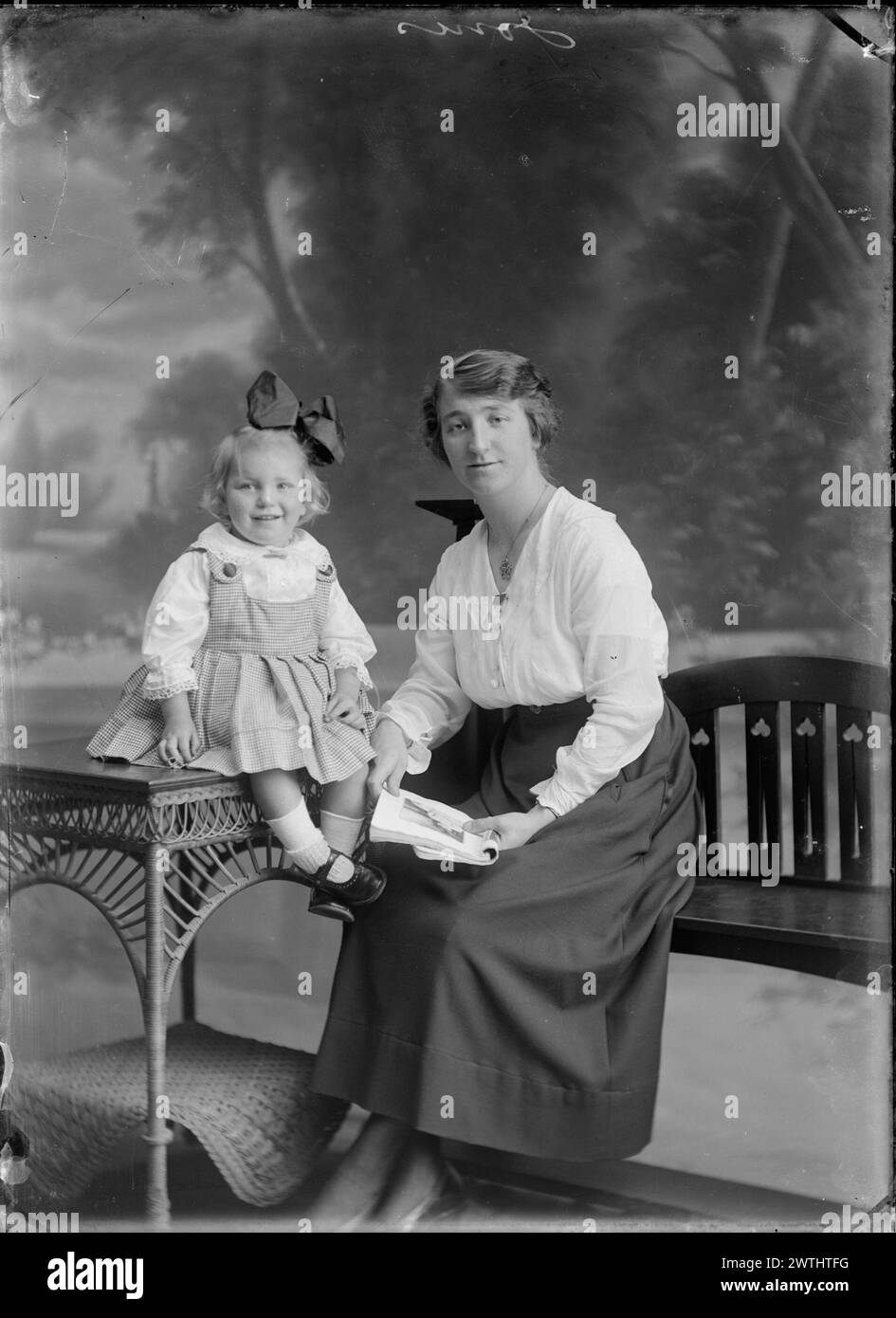 Jones studio portraits, portraits, black-and-white negatives, gelatin ...