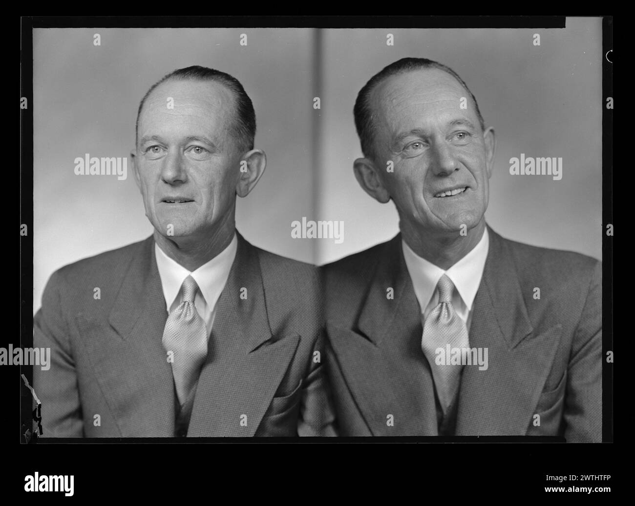 Man; inscribed 'Mr. S. Trenwith' gelatin silver negatives, black-and ...
